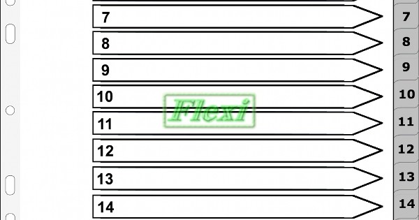 Divider Grey PP - 1-20 4120 iFax