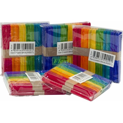 Ice Cream Stick 115x10mm Colour 100C Flexi